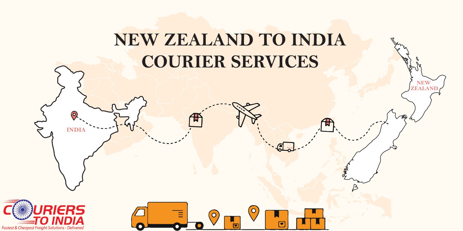 Courier Service from New Zealand to India Complete Guide