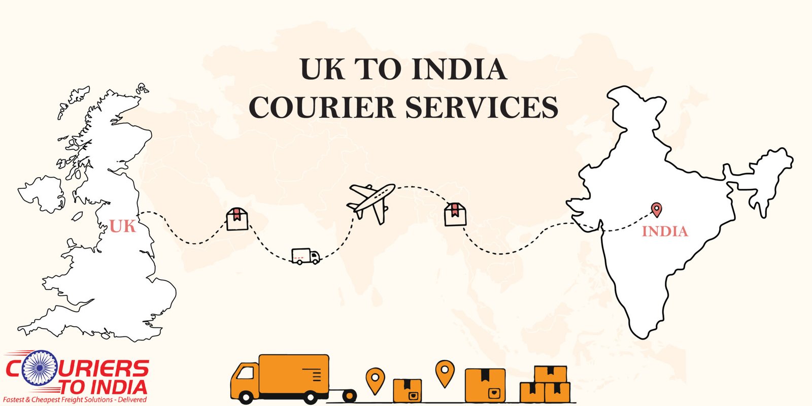 Uk to India Couriers Guide - Couriers To India